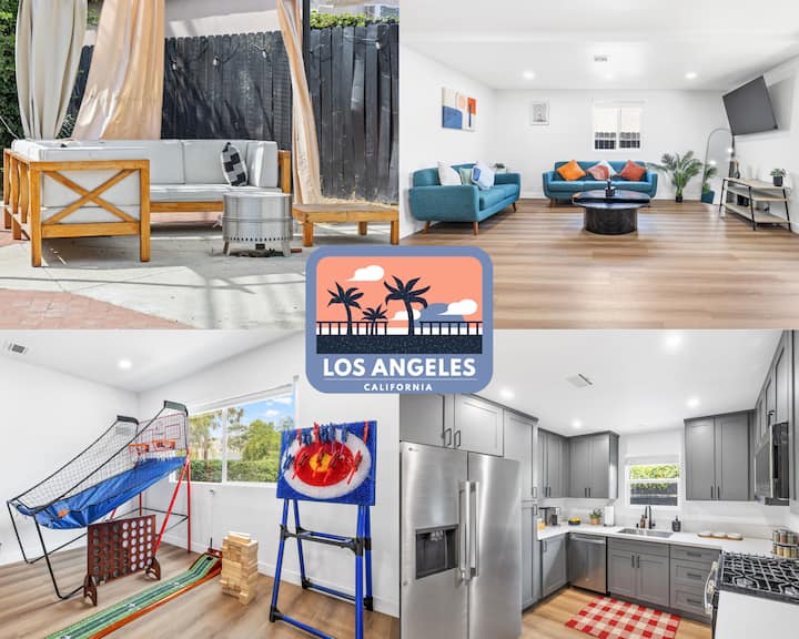Modern 3br | Sun Valley W/ Game Room - Burbank