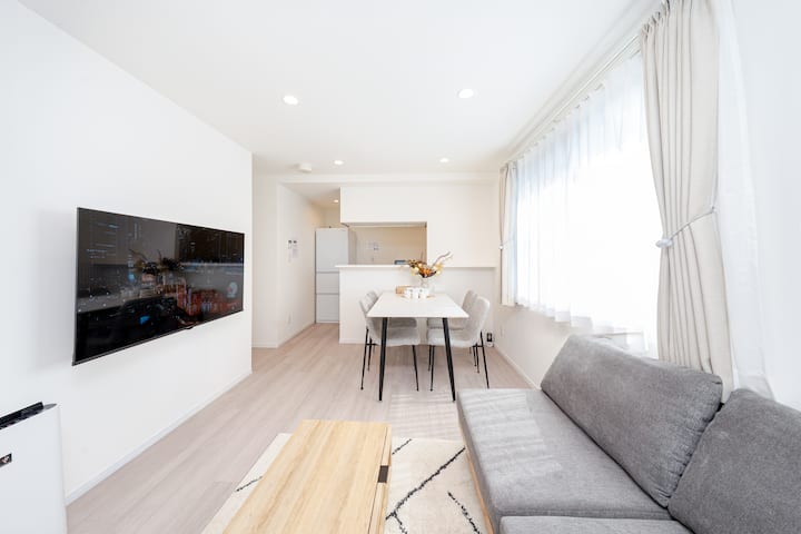 墨田区40㎡的舒适公寓【501】｜近晴空塔、两国｜双床｜厨卫齐全｜自助入住｜浴缸＆洗衣机 - Ueno