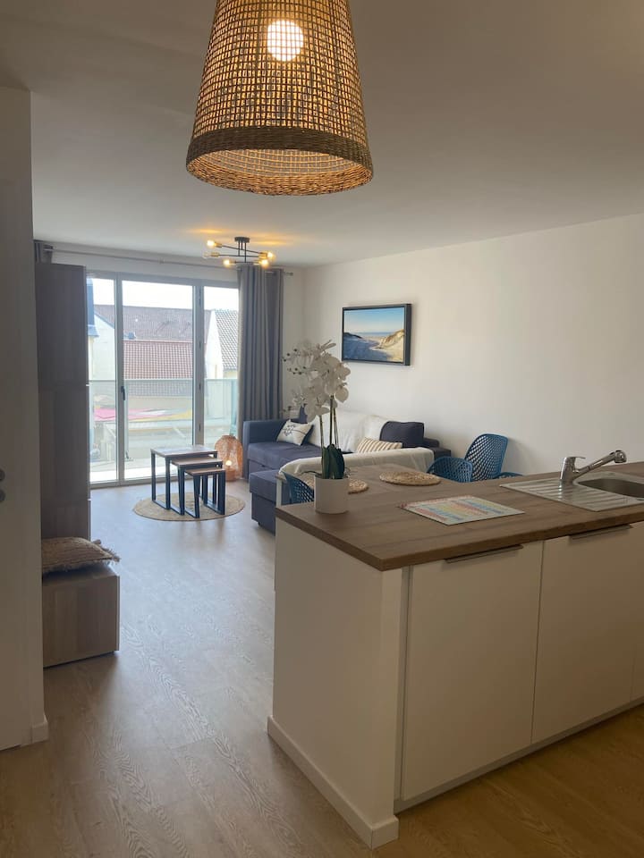 Côté Mer, Appartement Neuf à 200m De L'océan - Quend Plage