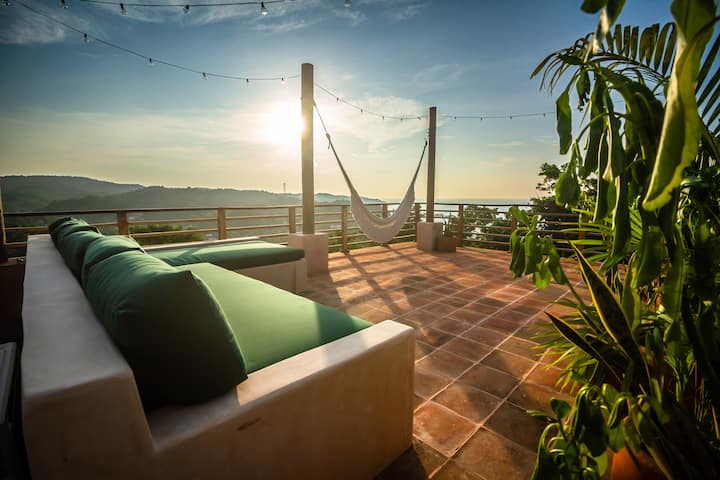Ocean Views W/ Rooftop Lounge - Mazunte