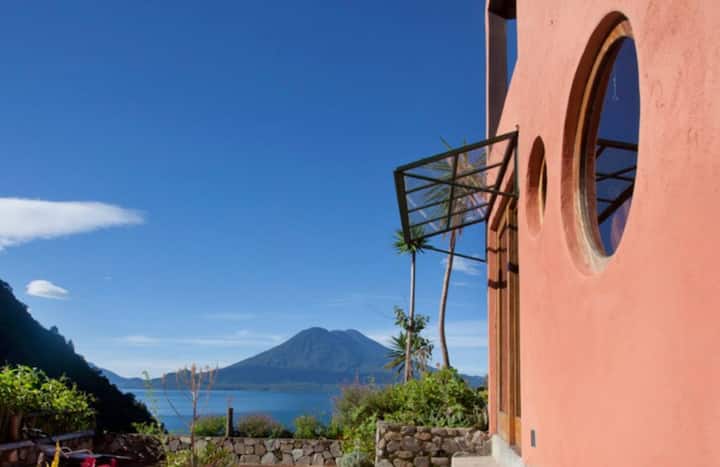 Stylish Getaway W/ Panoramic View & Hot Tub - Guatemala
