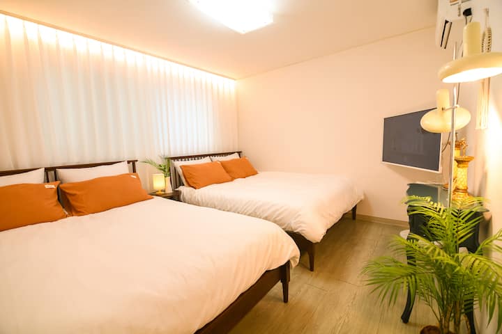 New/넓은집(62㎡)/퀸침대3개/역삼역5분/선릉역5분/강남,잠실/kspo/주간할인#합법 - Seúl