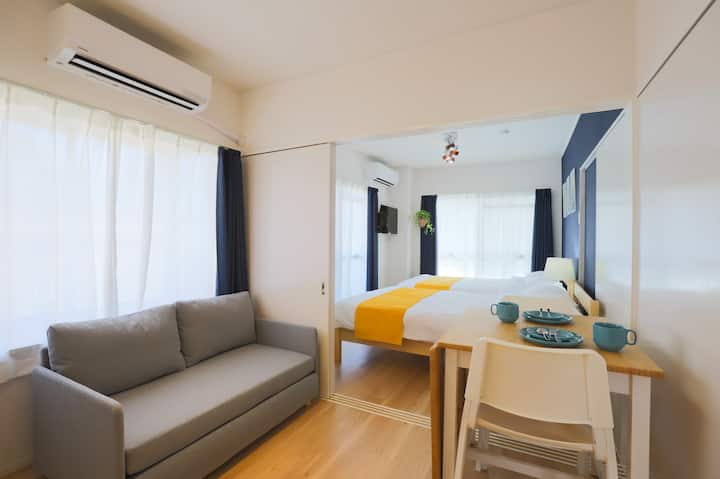 Easy Access! Shinjuku Sta 5 Min/33㎡/2bed/1sofa - Shinjuku