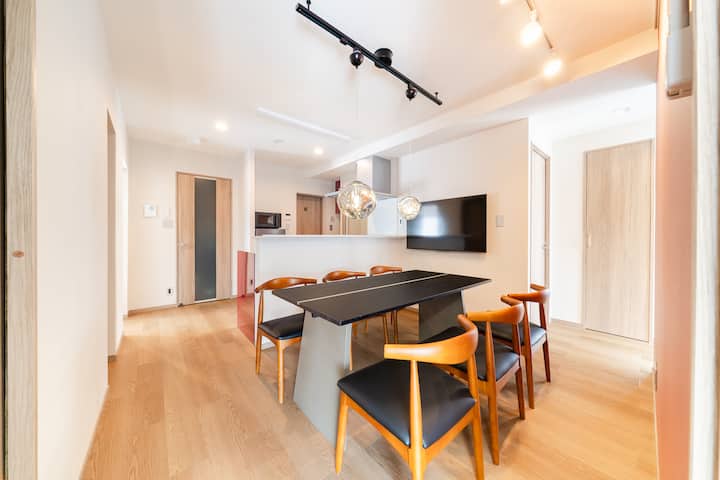 New Open! 新宿エリア/11人宿泊/駅徒歩5分/6寝室8ベッド1ソファベッド/2バスルーム - Tokyo