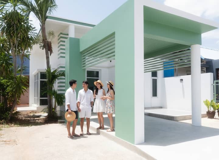 Green House Pranburi Beach Villa 10min Walk To Sea - Pran Buri