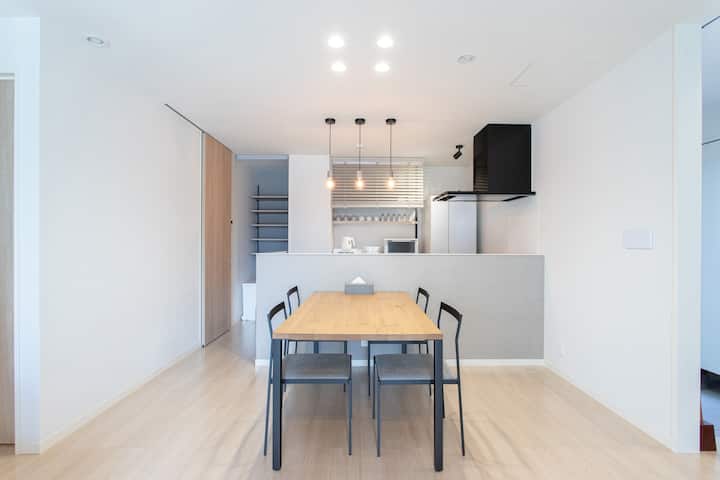 <Movavilla三澤北>鄰近阿蘇．熊本城．各類溫泉！合志市全新獨棟民宿．體驗在地生活【免費停車】 - Kikuchi