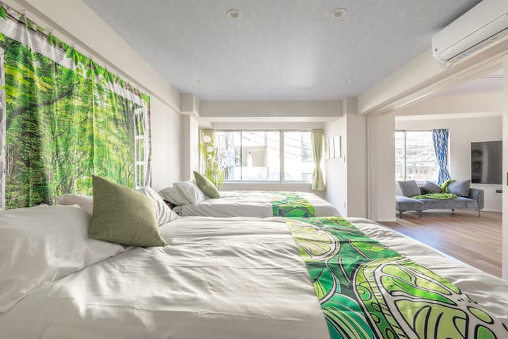 New Open! Spacious Flat(73㎡), Bustling Area Center - Aéroport de Tokyo-Haneda (HND)