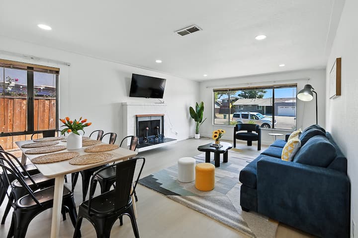 New3br! Modern House | Spacious Backyard | Games - Fremont, CA