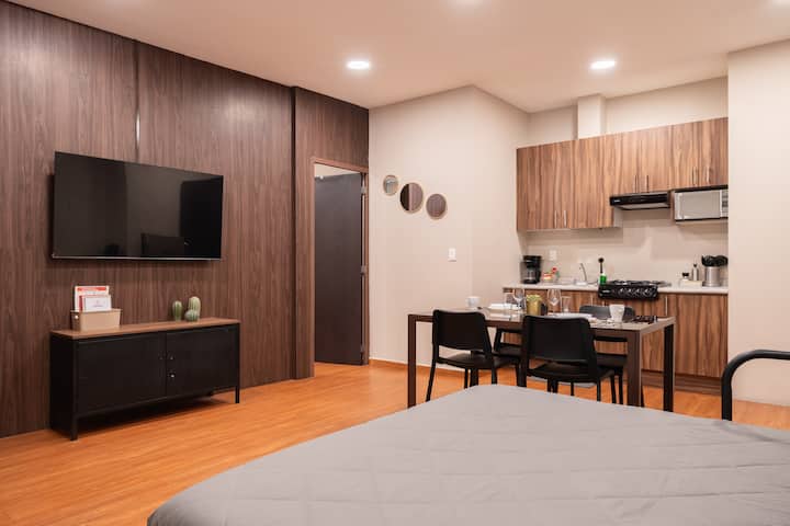 307 Spacious Ac Apt Historic Cdmx Rooftop - Mexico City