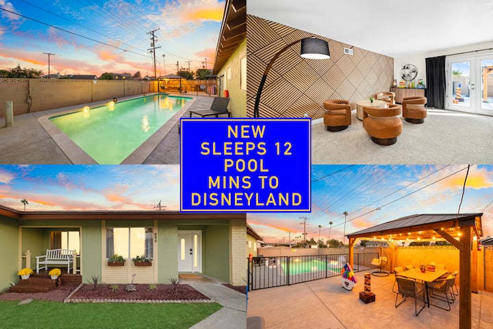 Disneyland Family Rental Pool & Socal Zen Getaway - Brea, CA
