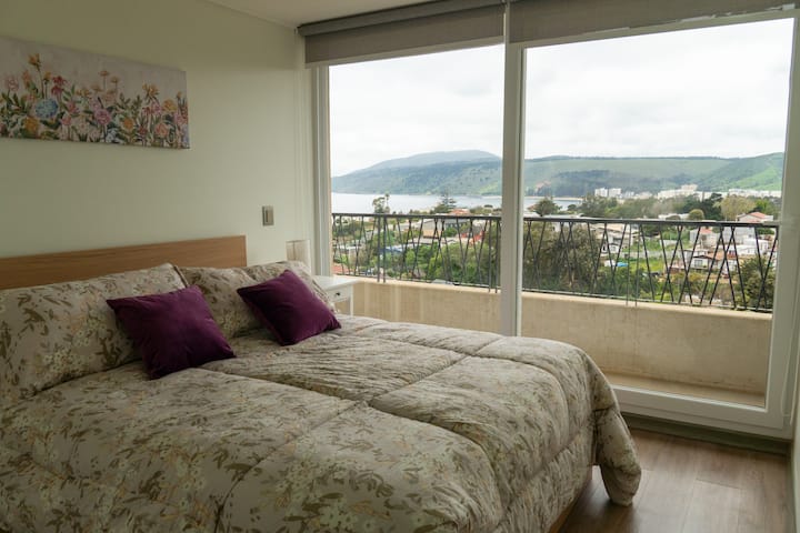 Family Apt With Pool, Bbq Area, And Sea Views - Papudo