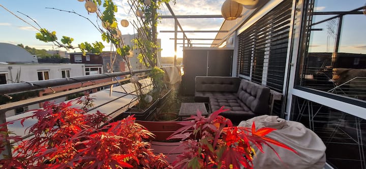 Penthouse Im Belebten Französischen Viertel - Tübingen