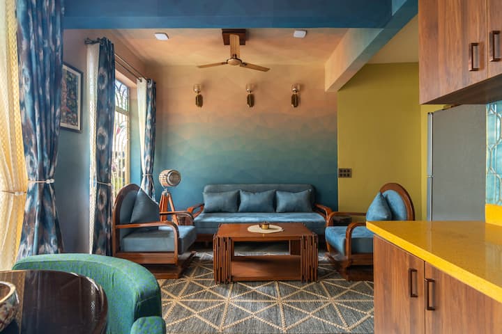 The Himsagar 1bhk Suite @ Casa Albela, Cooke Town - Bengaluru