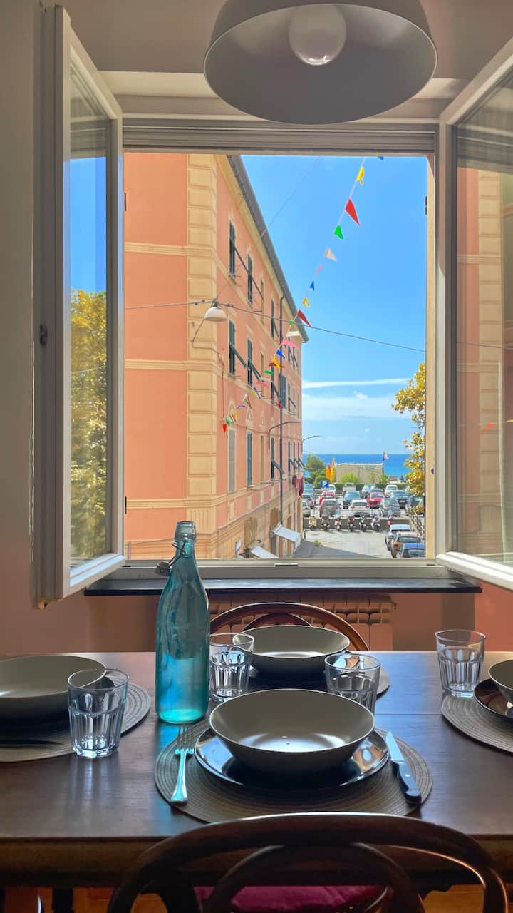La Finestra Sul Mare - A Due Passi Dalla Spiaggia - Arenzano