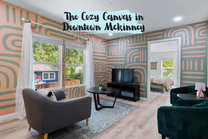 *New* The Cozy Canvas Casita In Downtown Mckinney - McKinney, TX
