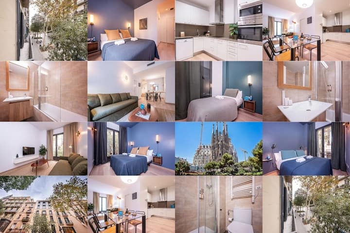 Groupflat 15-bedr 10-bath Next Casa Batlló 35 Ppl - Sant Cugat del Vallès