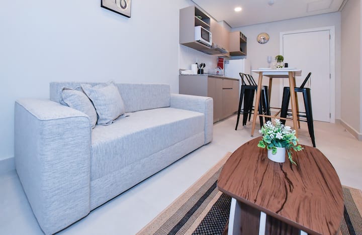 Comfy Apt W/ Pool & Coworking - Paraguay