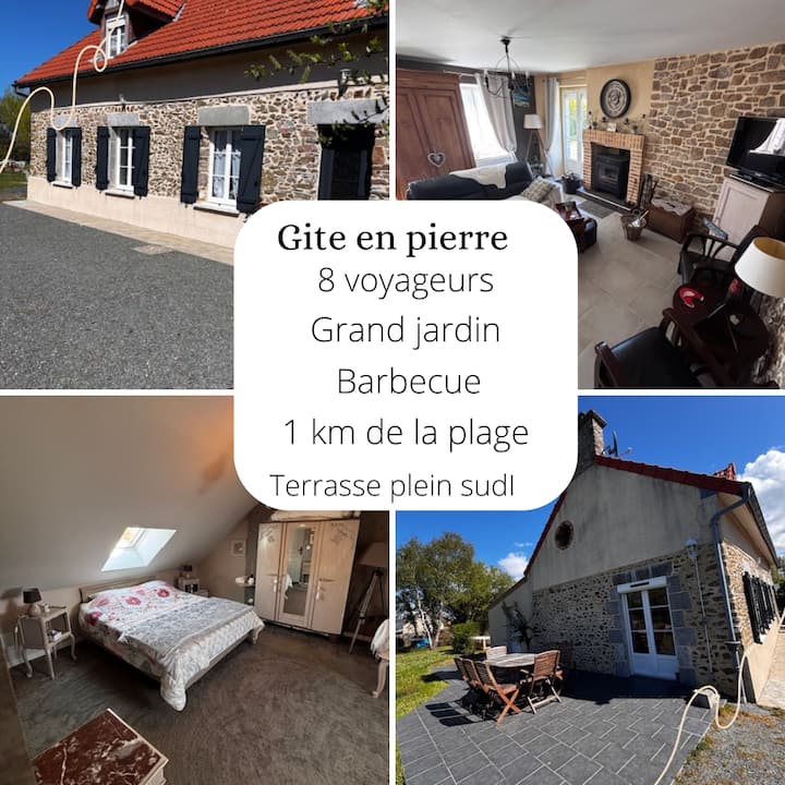 Gîte Proche Mer, Jardin, 8pers - Jersey