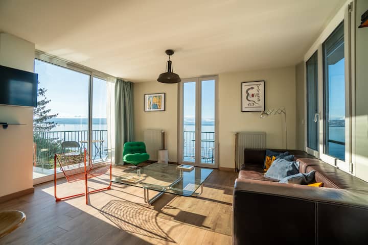 La Villa Du Lac - L'etage - Au Bord Du Lac - Évian-les-Bains