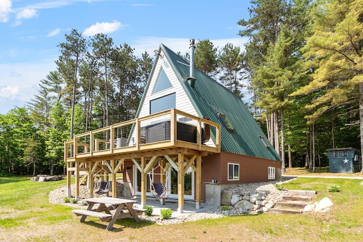 Privacy, River, Pond, A Frame Hot Tub Epic Views, - 挪威