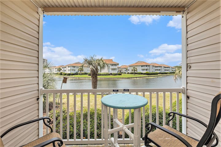 2br/beach 1 Blk/1st Floor/lake View/comfortsofhome - North Myrtle Beach, SC
