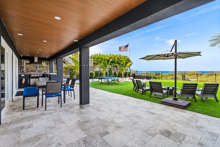 11bed Oceanfront Villa - 6br With Game Rm, Hot Tub - Cocoa Beach