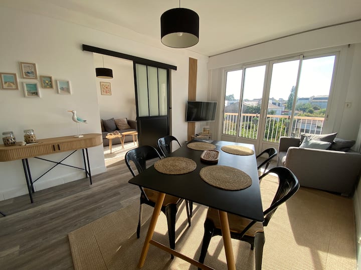 Le Rochefort : Quartier Arago, Plage 700m, 6 Pers - Les Sables-d'Olonne