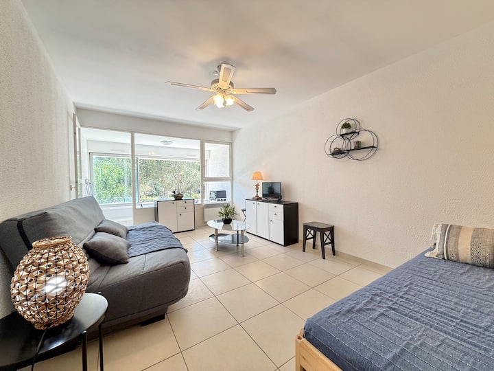Studio Cozy | Loggia | Plage 200m - Plage des Sablettes