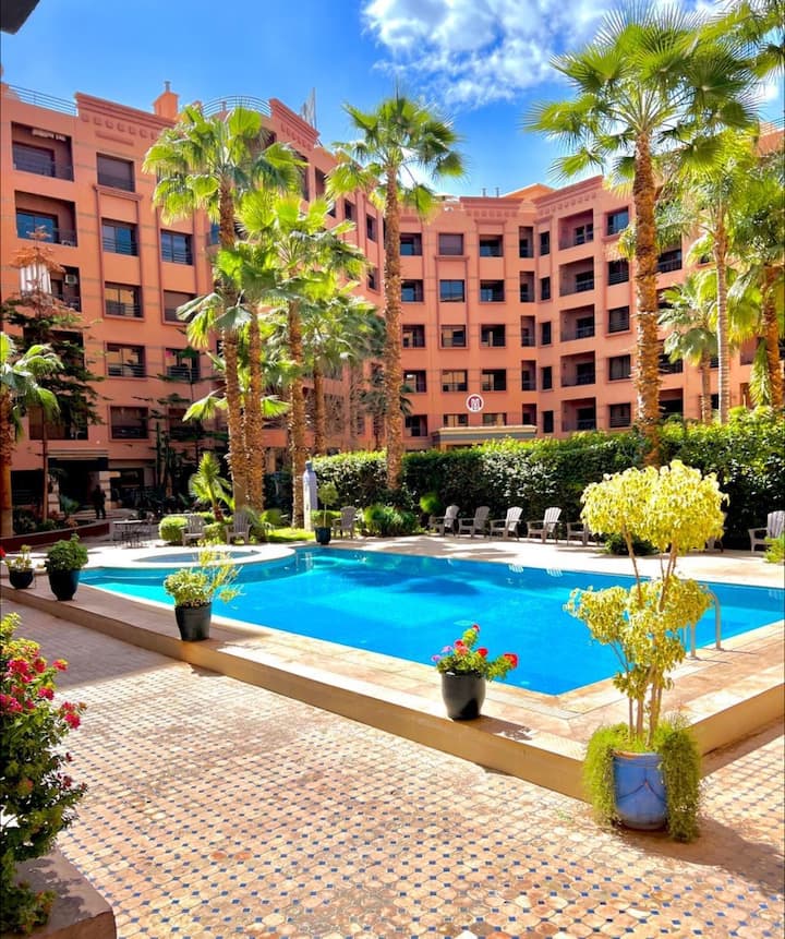 Confort / Terrasse / Quartier N•1 / Piscine - Marrakesh
