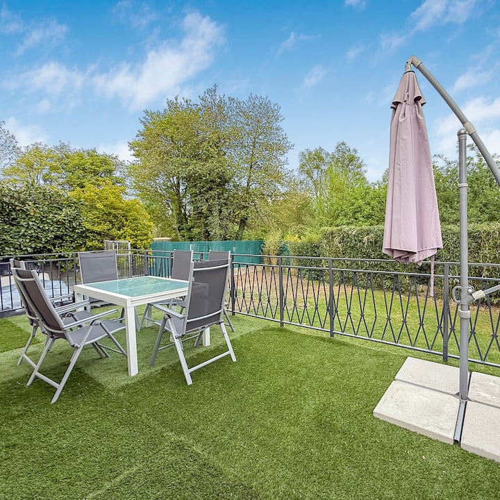 Maison Spacieuse Avec Jardin Et Parking Privé - Ermenonville