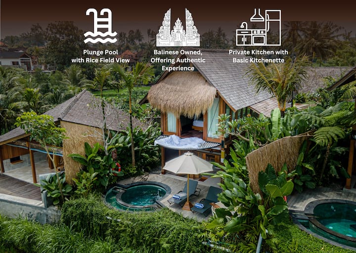 New 15% Off | Romantic Hut With Hammock Near Ubud - Bali