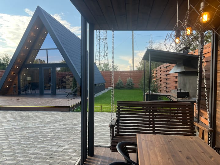 Дом в стиле A-frame. - Kazahsztán