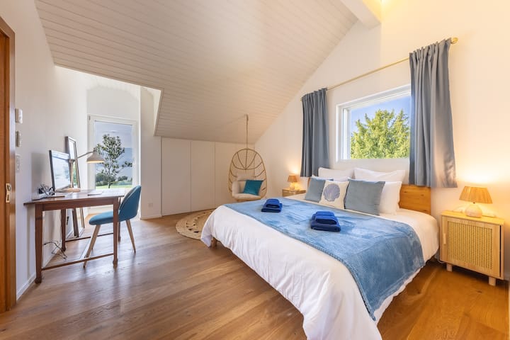 Blue Villa | Brasero & Vue Sur Le Lac, Spacieux - Yvonand