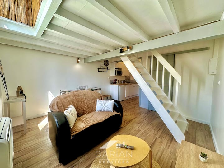 Maisonnette Cosy Avec Clim - Cour Calme, Mezzanine - Châtelaillon-Plage
