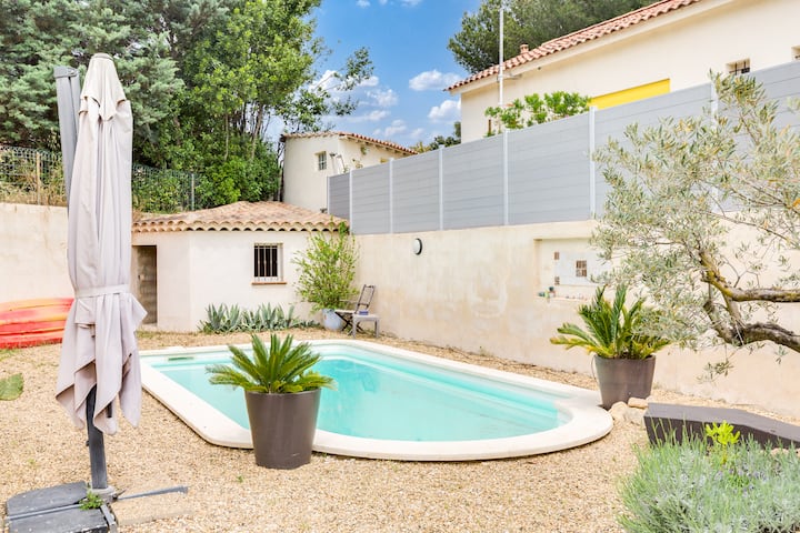 Le Paradis Bleu Maison Avec Piscine - Martigues