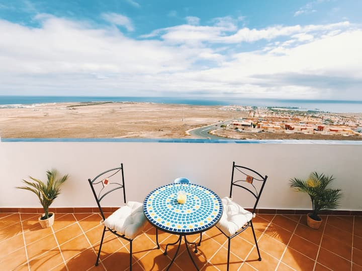 Los Alisios Chalet: íNtimo Y Con Vista Océano - Caleta de Fuste