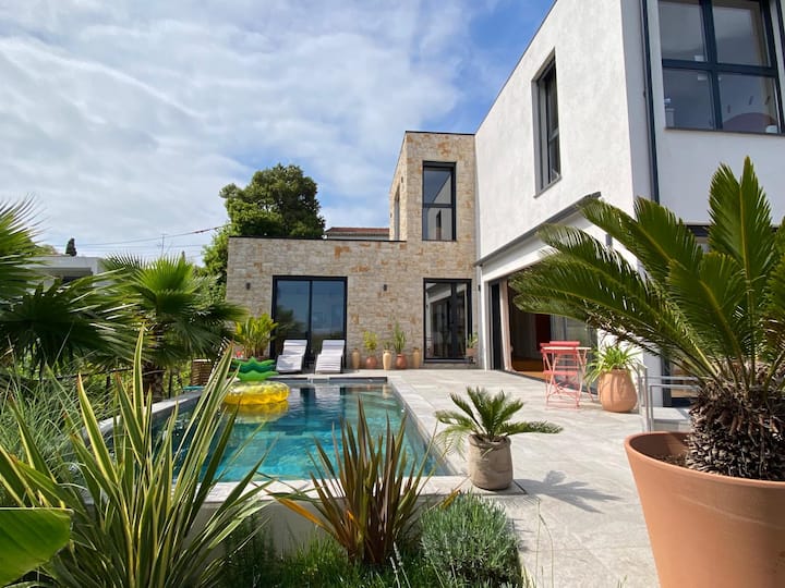 Maison Piscine Et Vue Mer à Nice - Nizza