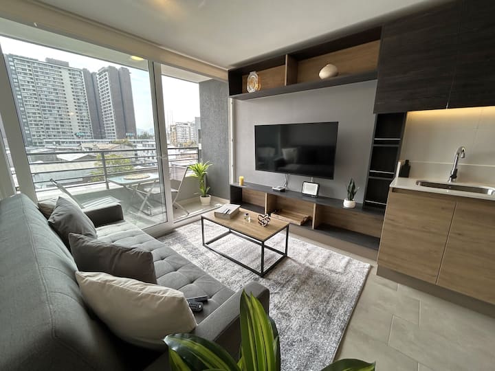 Lindo, Acogedor Y Limpio ÑUñoa | Wifi 600 Mbs | Ac - Santiago