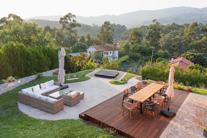 Casa Pôr Do Sol- Villa Avec Vue Sur La Lima - Ponte de Lima