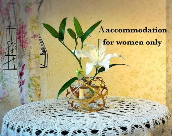 【女性限定】古い町並みにあるとても静かな町家②《個室・ツインベッドルーム》 - 美濃加茂市