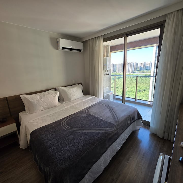 Suíte Na Barra C/ Garagem E Micro-ondas 132bl2 - Recreio dos Bandeirantes