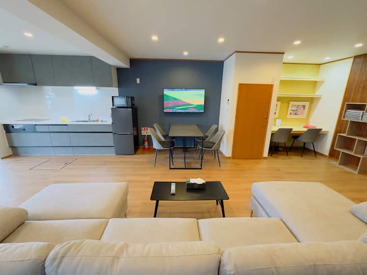 Hu1/the Old Futon Shop/fully Renovated / Open-plan - Midori