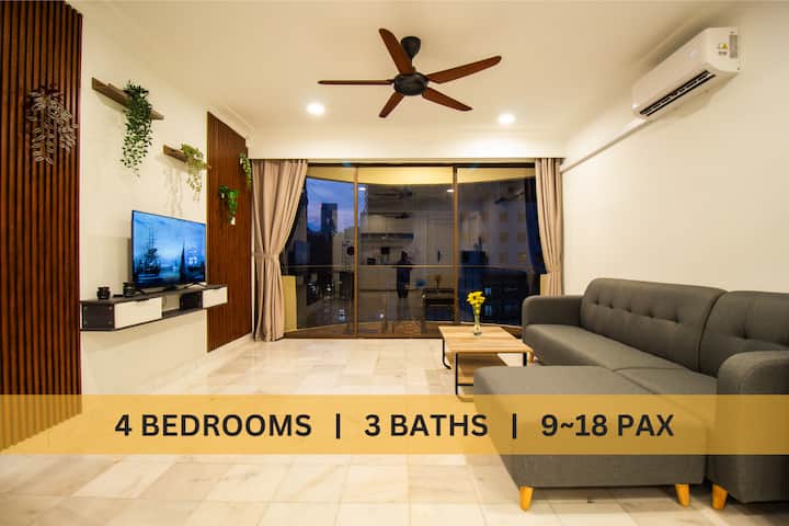 Downtown Condo Kl | 9~18 Pax | Bukit Bintang - Kuala Lumpur
