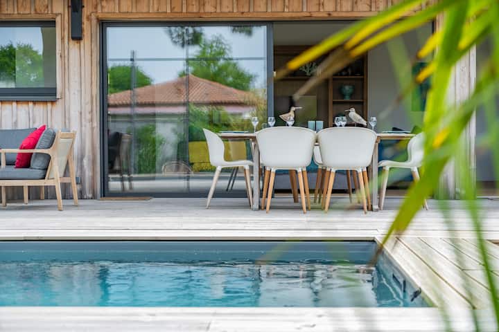 Villa Lagon Ferret Capienne 5mns Port La Teste - Arcachon