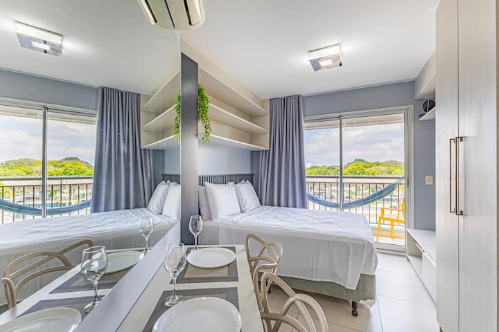 Estúdio Top C/ Varanda Próx. Tietê/expo Cn/anhembi - Jardim