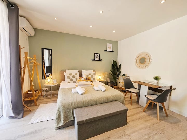 Studio Nature, Jardin & Parking – Grasse Hauts - Grasse