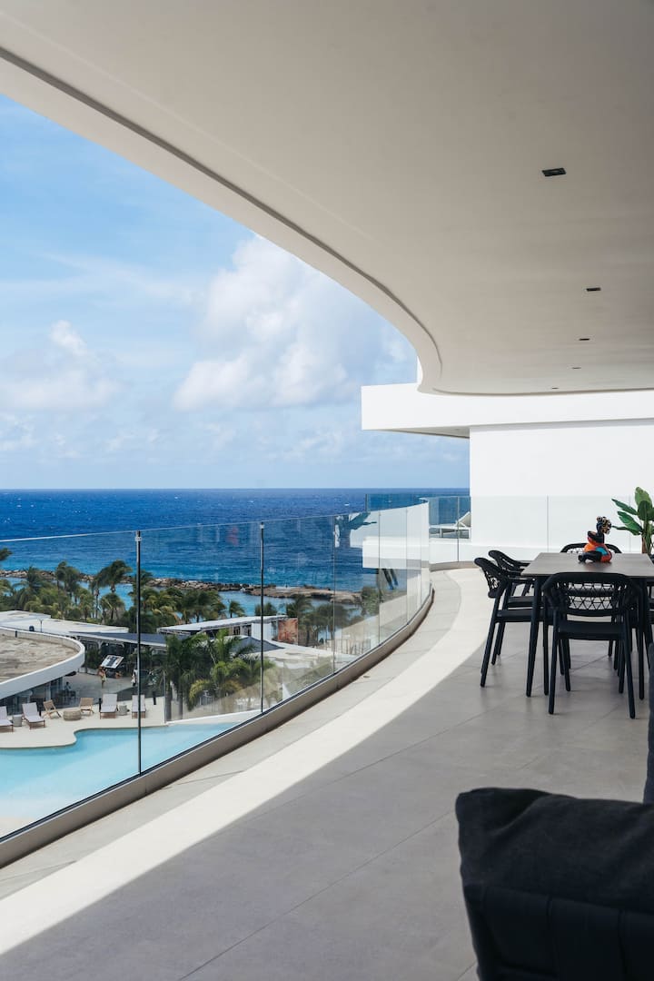 Lux 6br Penthouse Beachfront Mambo 38&39 Bybocobay - 퀴라소