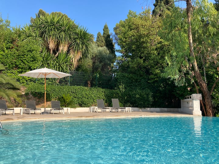 2p Cannes Jacuzzi, Piscine Et Parking Privé - Le Cannet