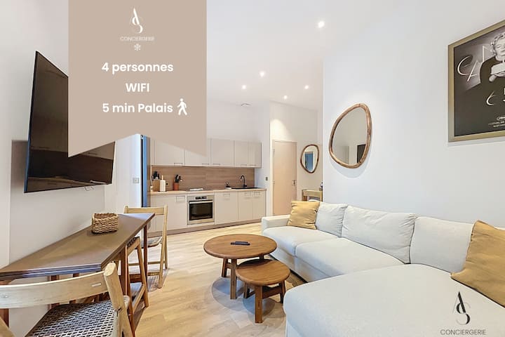 Le Forville * 4 Pers 55m2 * 5 Min Palais * Suquet - Cannes