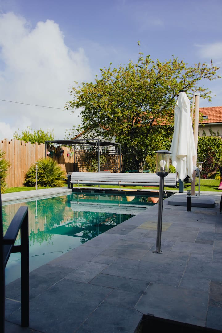Villa Bali Piscine, Jardin & Salle De Jeux Pour 13 - Maine-et-Loire